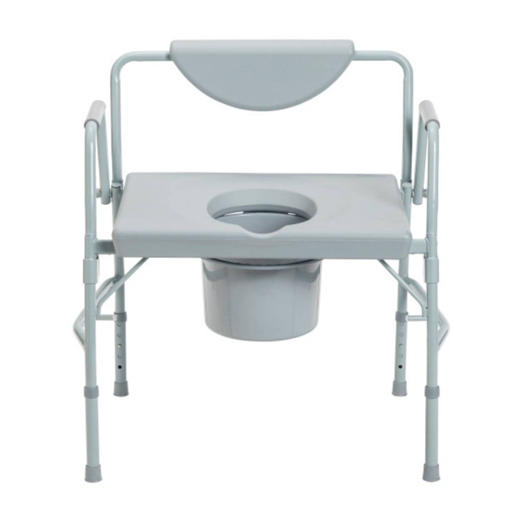 Drive Medical Bariatric Drop Arm Bedside Commode Chair | Wayfair